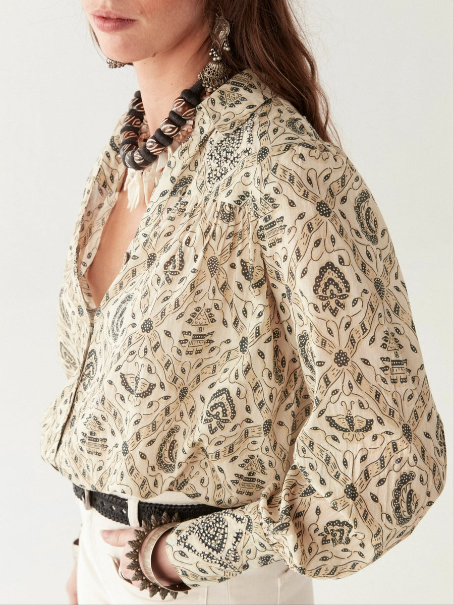 Anne Blouse - Java Vanilla – Maison Hotel