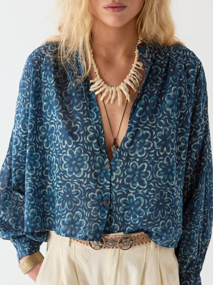 Gaia Blouse - Oceano Mare – Maison Hotel